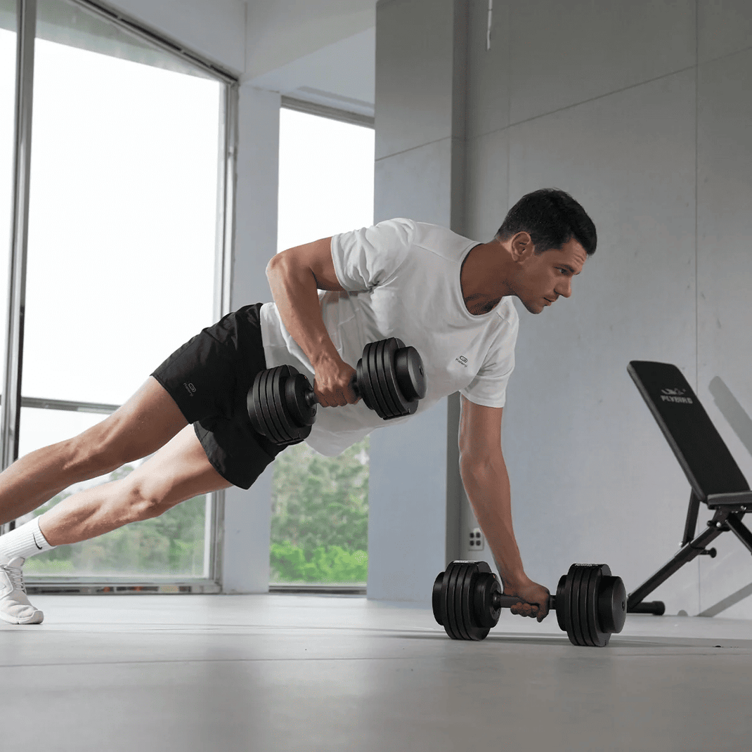 55 lb Single Adjustable Dumbbell | Flybird Fitness