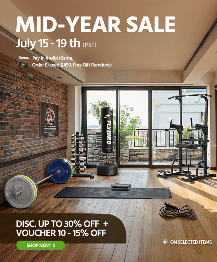 Flybird Adjustable Weight Benches, Dumbbells, Punching Bag, Ab Machine ...