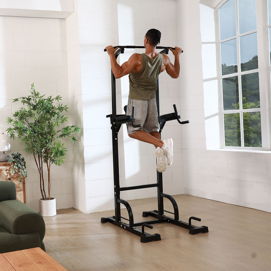 Pull Up Dip Station & Adjustable Dip Bars | Flybird Fitness