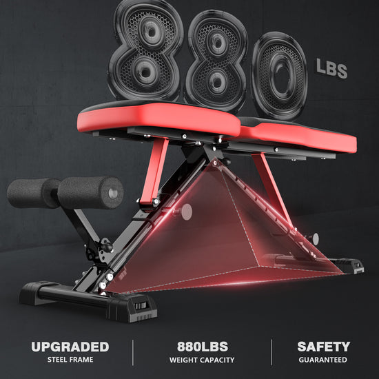 FLYBIRD Adjustable Weight Bench FB299 | Newly Upgraded Workout Bench ...