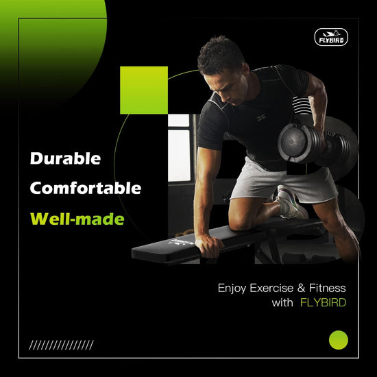 Flybird Adjustable Weight Benches, Dumbbells, Punching Bag, Ab Machine ...