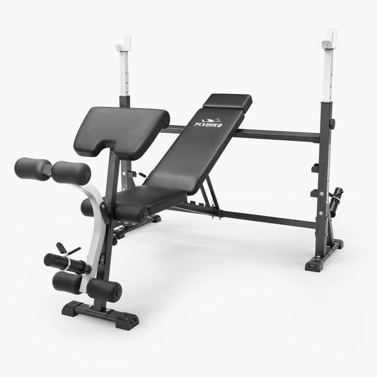 Flybird Adjustable Weight Benches, Dumbbells, Punching Bag, Ab Machine ...