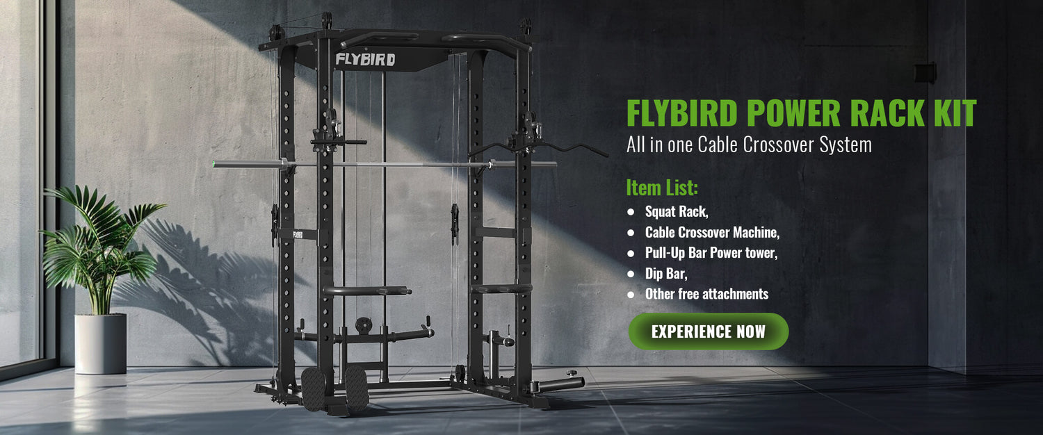 Flybird Adjustable Weight Benches, Dumbbells, Punching Bag, Ab Machine ...