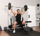 Flybird Adjustable Weight Benches, Dumbbells, Punching Bag, Ab Machine# ...