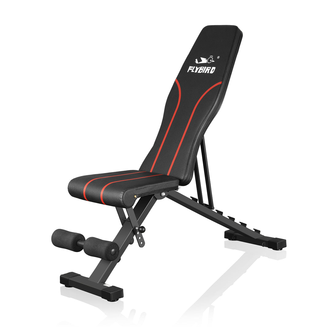 Flybird Adjustable Weight Benches, Dumbbells, Punching Bag, Ab Machine ...
